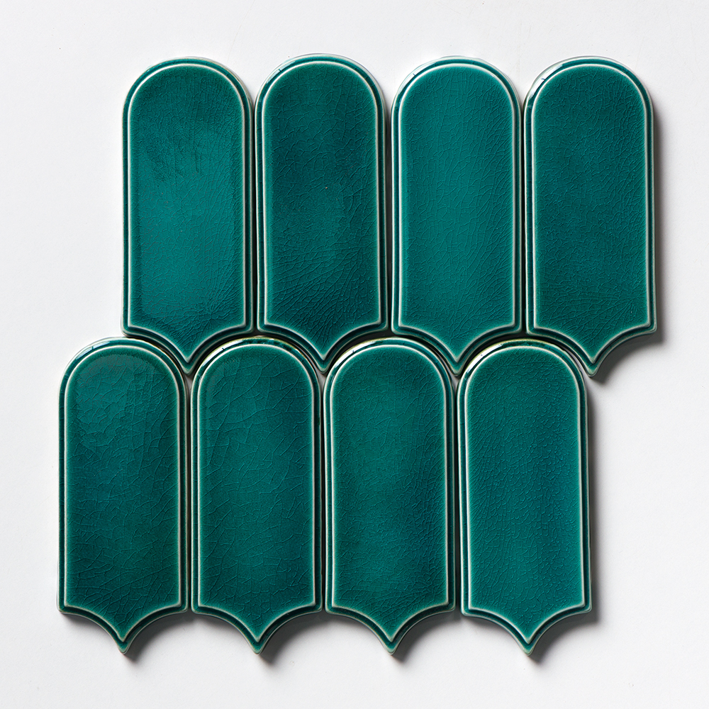 Aquamarine Glossy Clara Ceramic Tile 2 1/2×6 | MGM Tile